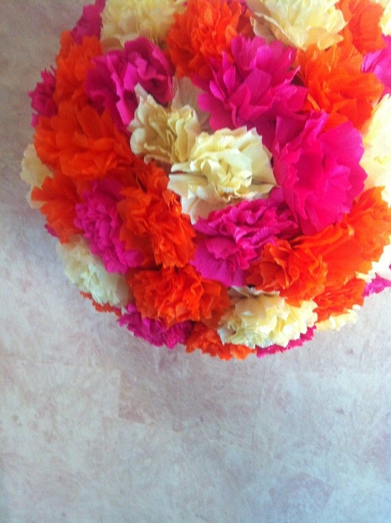 Flowerball Pinata Tropical Flower Luau Pinata Wedding
