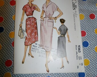 1950s Butterick Pattern 8788 Women's Chemette by lakeviewarts