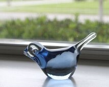 Popular items for blue glass bird on Etsy
