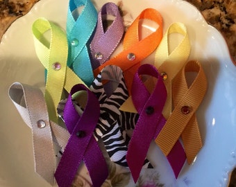 Lung cancer ribbon | Etsy