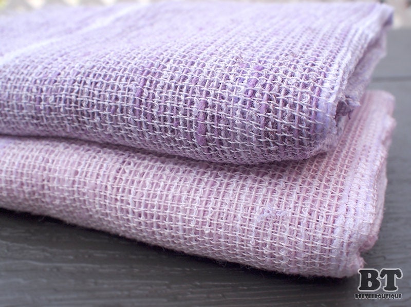 Woven Burlap 2 tone Open weave Fabric Layering by BeeTeeBoutique