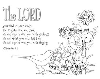 Printable Coloring Book for All Ages 19 by ToadstoolPrintables