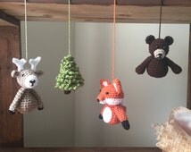 Unique forest animal mobile related items | Etsy