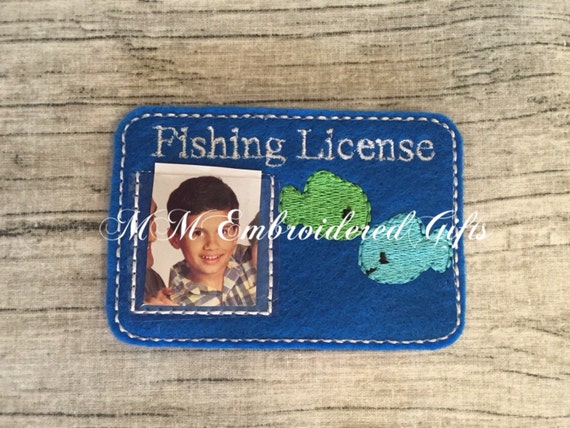 Fishing License Pretend Play