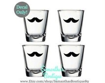 Popular items for shot glass decals on Etsy