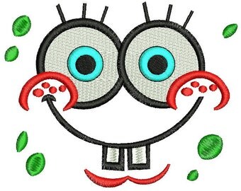 Spongebob applique | Etsy