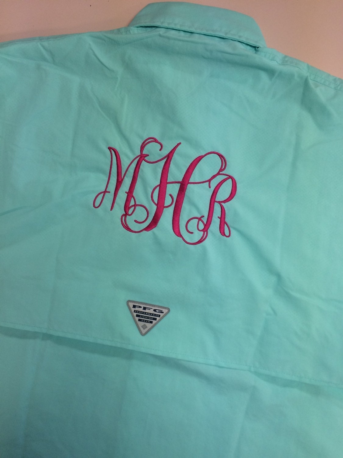 Monogrammed Fishing Shirts Columbia Columbia PFG Fishing Golf Vented