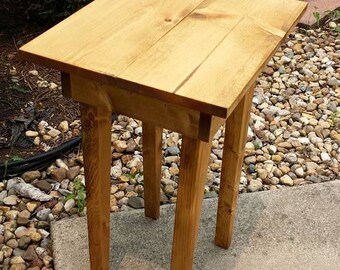 Primitive Black Computer DESK Tall Hall Sofa by UniquePrimtiques