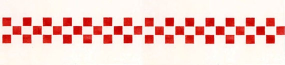 Checker Border Stencil