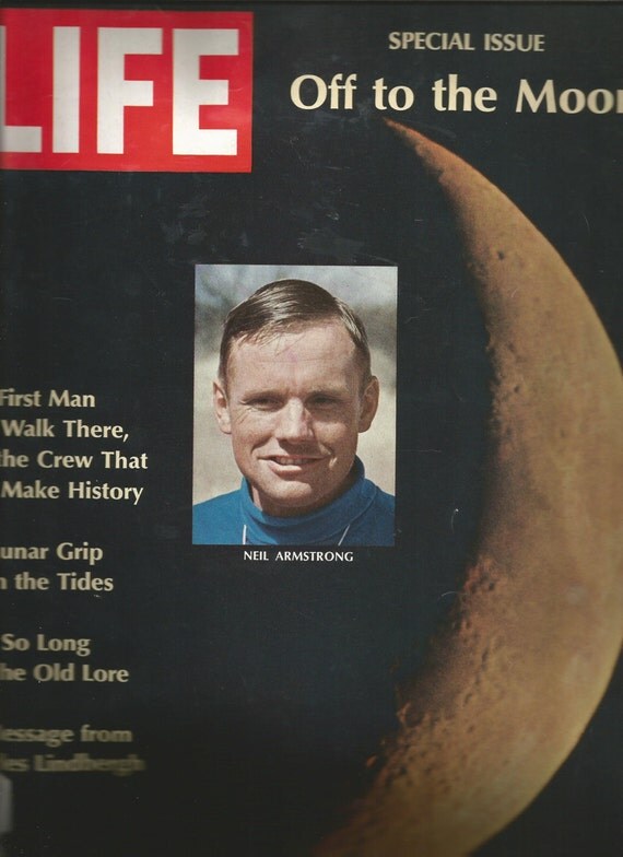 1969 Life Magazine//Special Issue//Off to the Moon//Neil