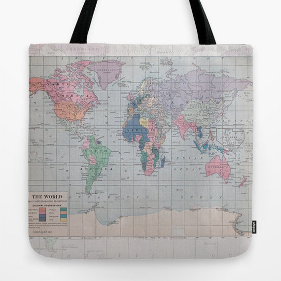 World Map Gift Bags | semashow.com