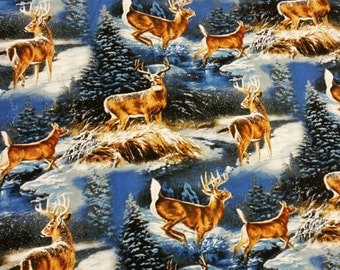 Deer hunting fabric | Etsy