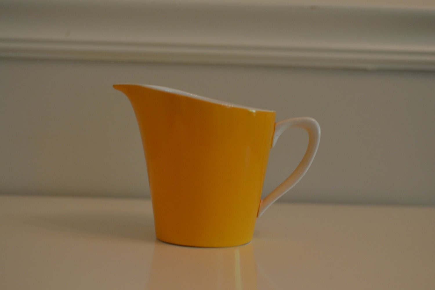 Mid-Century Modern Gold/Yellow Empress Ironstone Ceramic Creamer ...