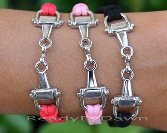 Snaffle bit bracelet | Etsy