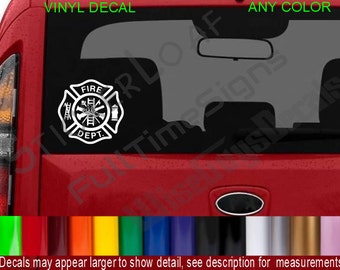 Fire station decal | Etsy