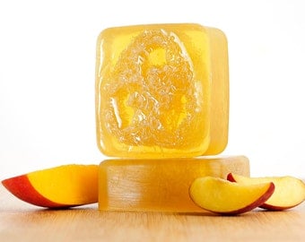 Peach soap | Etsy