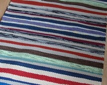 Popular items for woven rag rugs on Etsy