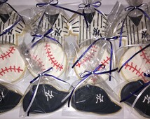 Popular items for baseball cookie on Etsy