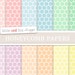 Honeycomb Digital Papers Pastel Scrapbooking Background