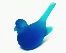 Popular items for blue glass bird on Etsy
