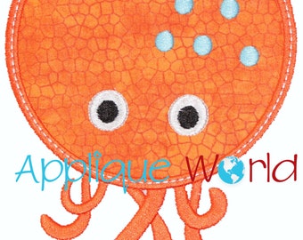 Items similar to Cute Baby Octopus APPLIQUE Embroidery Designs INSTANT ...