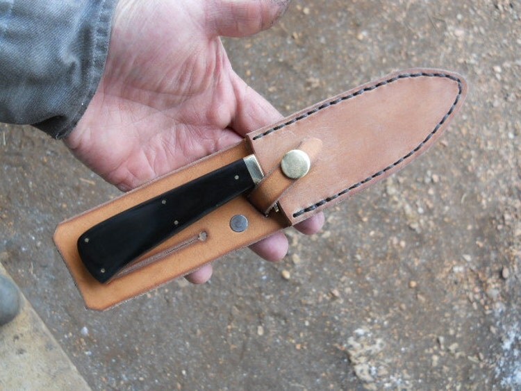 Craig Barr Hand Forged custom knife Deer by deermountainforge