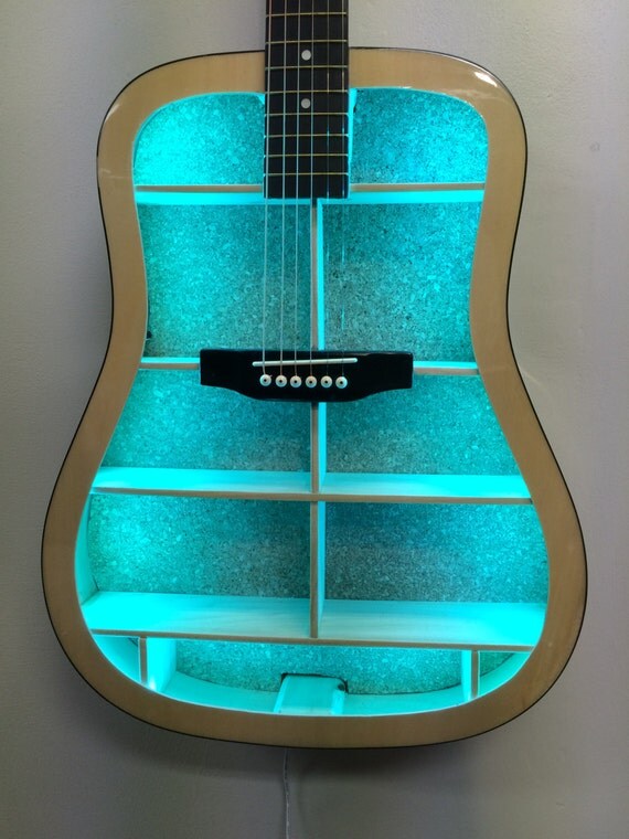 Guitar Shelf 11.Wall hanging 41 acoustic guitar with