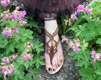 Macrame sandals | Etsy