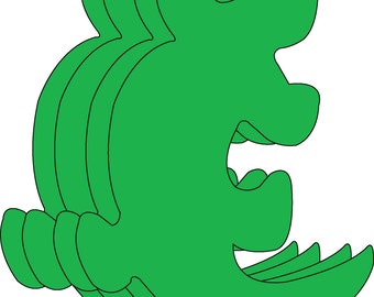 Lizard cutout | Etsy