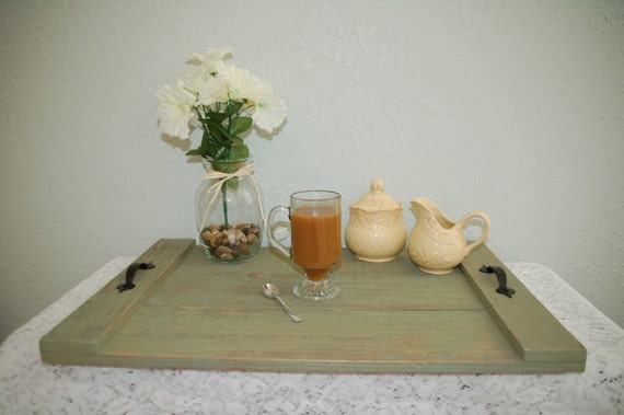 Items similar to Rustic Sage Serving Tray on Etsy