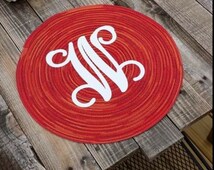 Popular items for monogram placemat on Etsy
