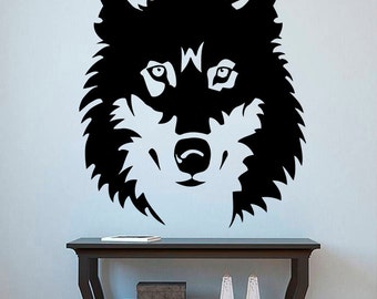 Articles uniques correspondant à sticker mural loup | Etsy