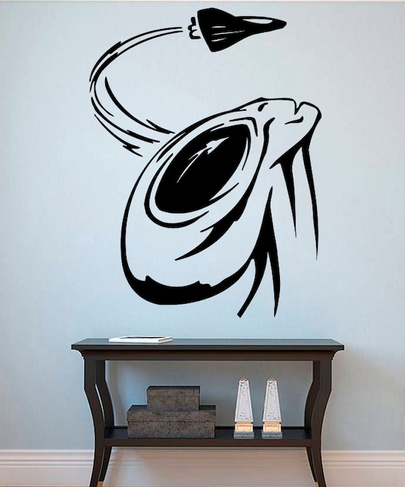Alien Wall Vinyl Decal UFO Wall Vinyl Sticker by kellywallstickers