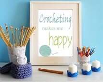 Unique crochet quotes related items | Etsy