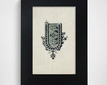 Unique letter art 4x6 related items | Etsy