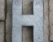 Popular items for metal letter h on Etsy