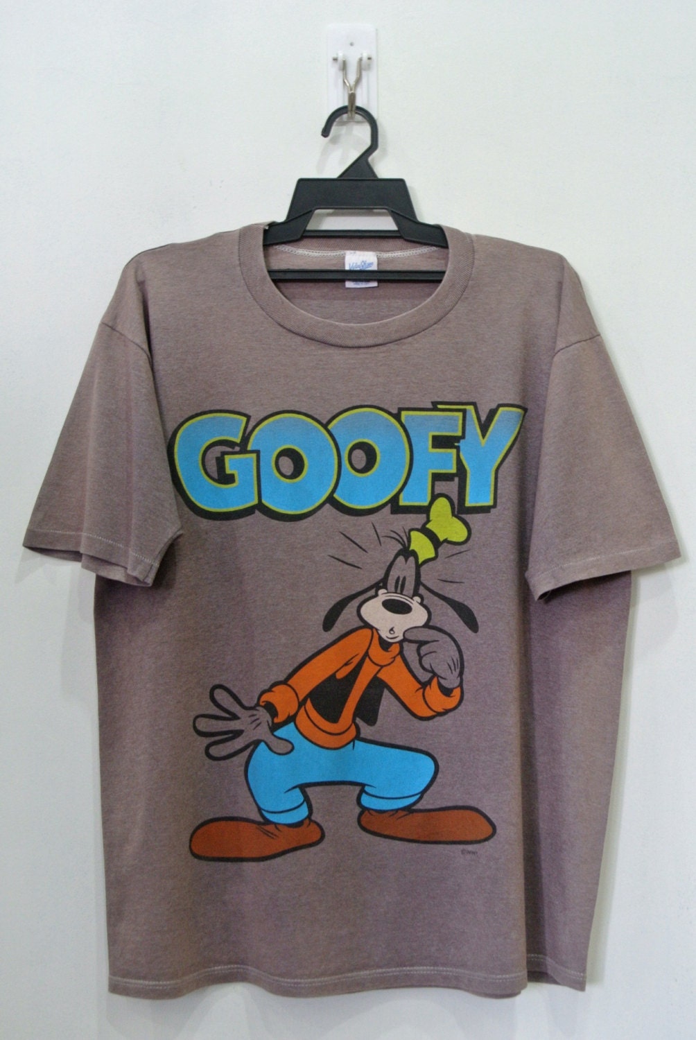 Vintage GOOFY Funny Animal Cartoon T Shirt Walt Disney 50/50 Soft BM ...