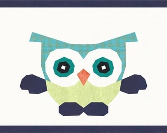 Owl quilt pattern | Etsy