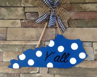 Kentucky state shape | Etsy