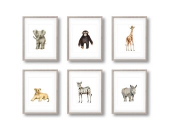 Zoo art | Etsy