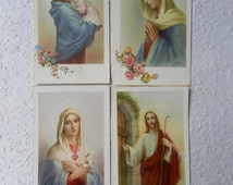 Popular items for virgin mary card on Etsy