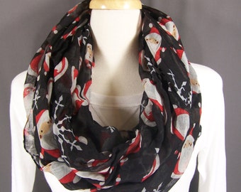Santa scarf | Etsy