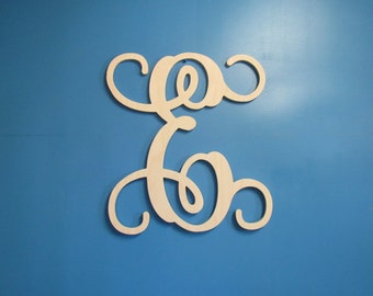 Letter e monogram | Etsy