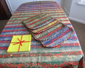 Batik placemat | Etsy