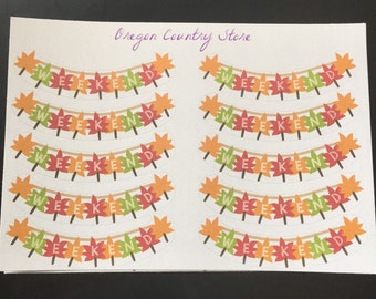 Unique fall leaf banner related items | Etsy