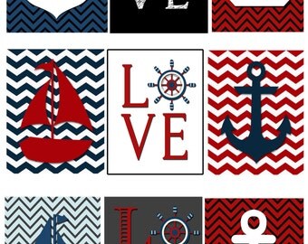 Nautical wall art | Etsy