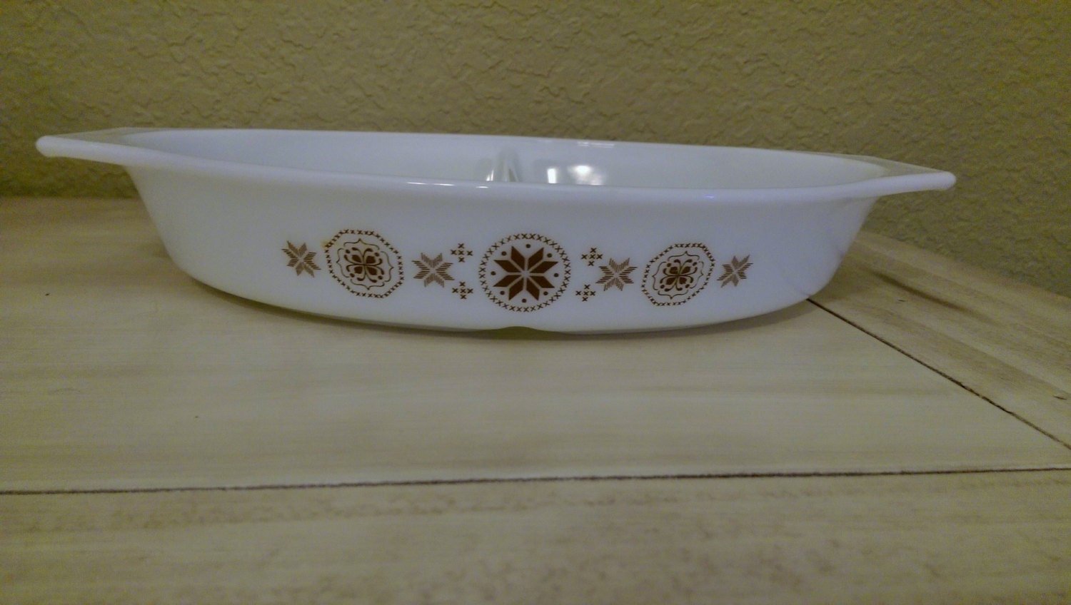 Pyrex #34(?) – Town and Country Pattern Divider Dish 1.5 quart – Haute ...