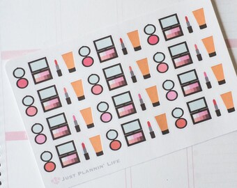 Items similar to Make Up Set Planner Stickers on Etsy