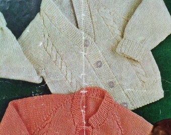 Items similar to High-Neck SWEATER Vintage Knitting Pattern - Elegant ...