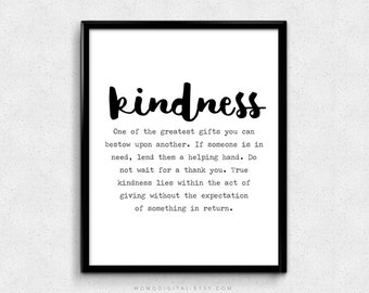 Kindness quotes | Etsy